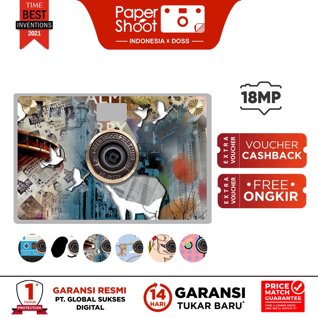 Jual Paper Shoot Paper Camera Taiwan Designers Series 18Mp | Shopee ...