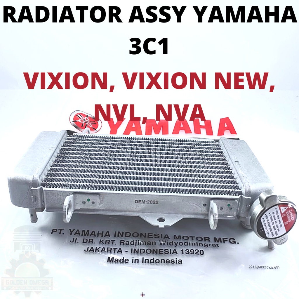 Jual RADIATOR YAMAHA 3C1 TANGKI AIR YAMAHA VIXION, VIXION NEW, NVL, NVA ...