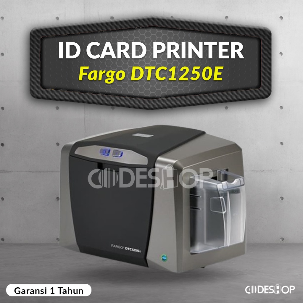 Jual ID Card Printer Fargo DTC 1250 E Cetak Kartu Pelajar Mahasiswa ...