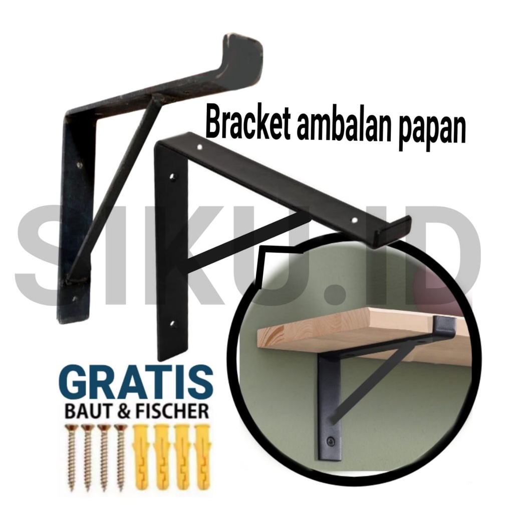 Jual RAK BESI SIKU AMBALAN/RAK TEMPEL DINDING MULTIFUNGSI | Shopee ...