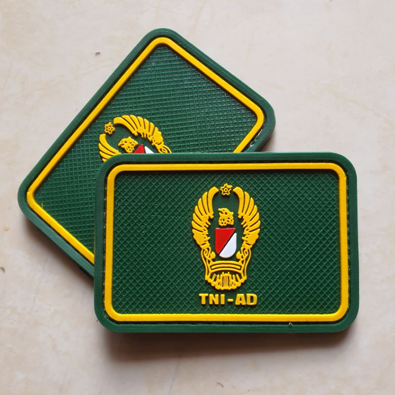 Jual patch rubber logo ekapaksi tni ad - dasar hijau - tempelan emblem ...