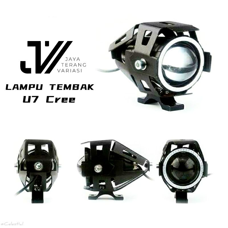 Jual Lampu Tembak Sorot U7 /Projektor Projie Motor 3 Model Strobo Flash ...
