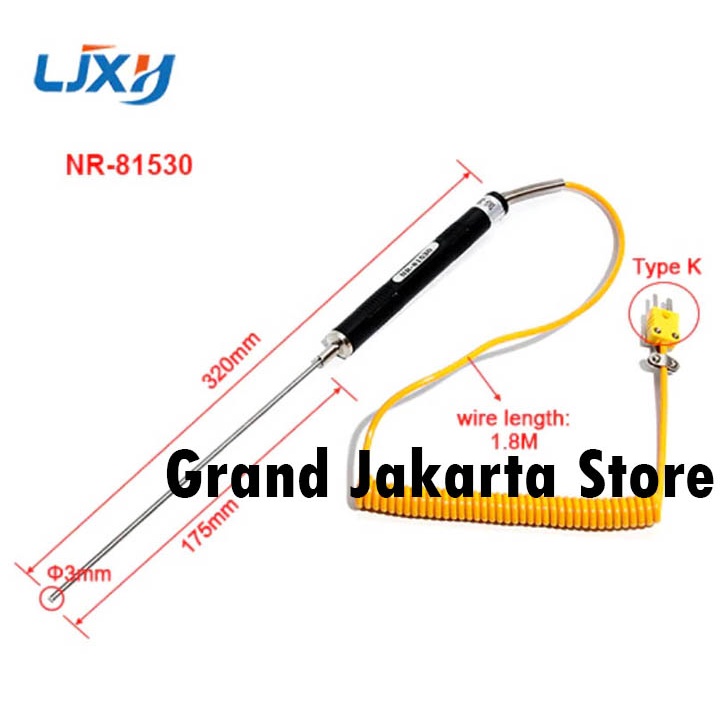 Jual Probe Thermocouple K Type NR81530 Sensor Temperature NR-81530 Surface Tipe Stick ...
