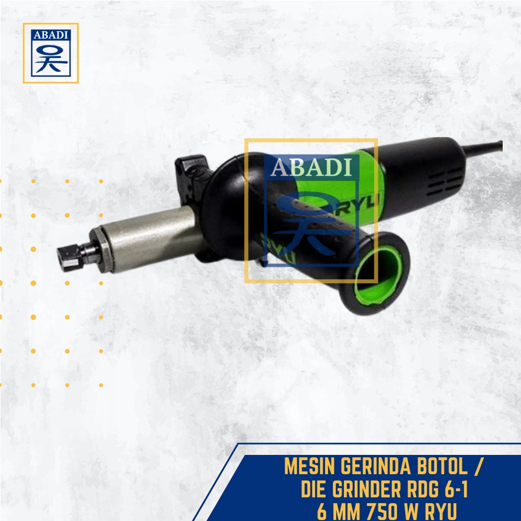 Jual MESIN GERINDA BOTOL / DIE GRINDER RDG 6-1 6 MM 750 W RYU | Shopee ...
