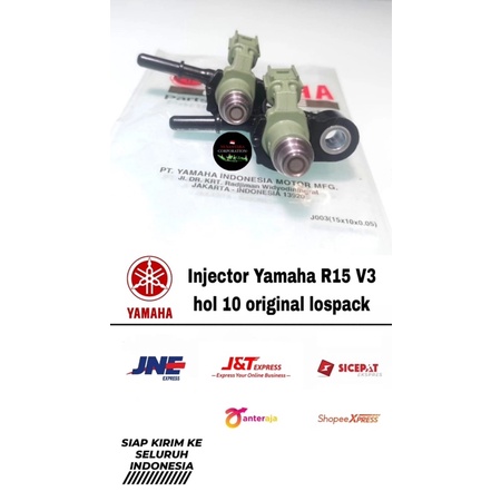 Jual injector Yamaha R15 V3 hole 10 original | Shopee Indonesia