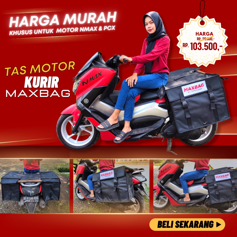 Jual Tas Motor Kurir Angkut barang MAXBAG | Shopee Indonesia
