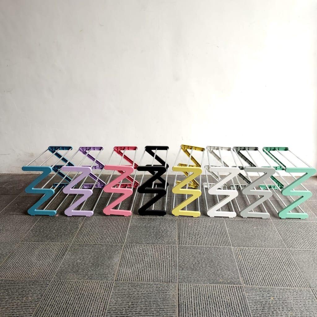 Jual Trio Z Shape Shoe Rack / Rak Sepatu 3 Susun Zigzag Serbaguna ...
