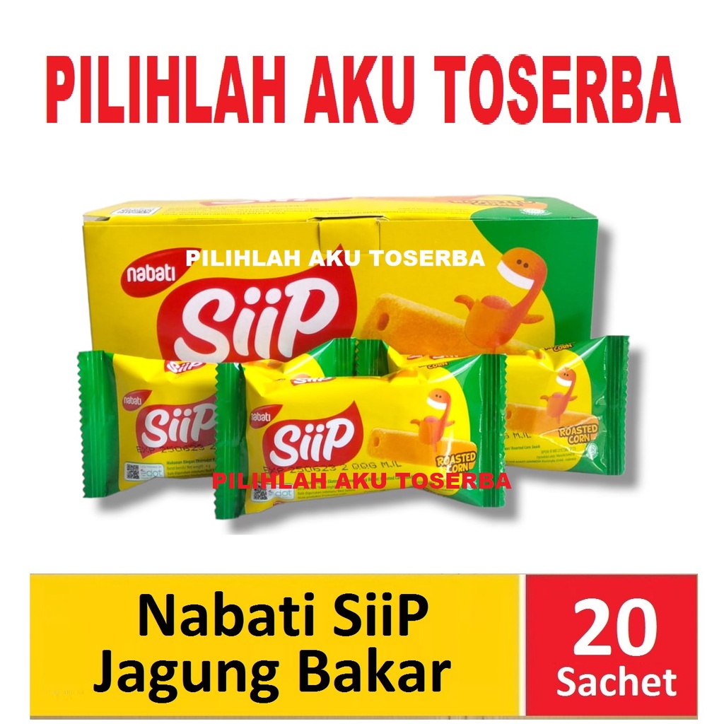 Jual Nabati SiiP Jagung Bakar 4 gr - (HARGA 1 BOX) | Shopee Indonesia