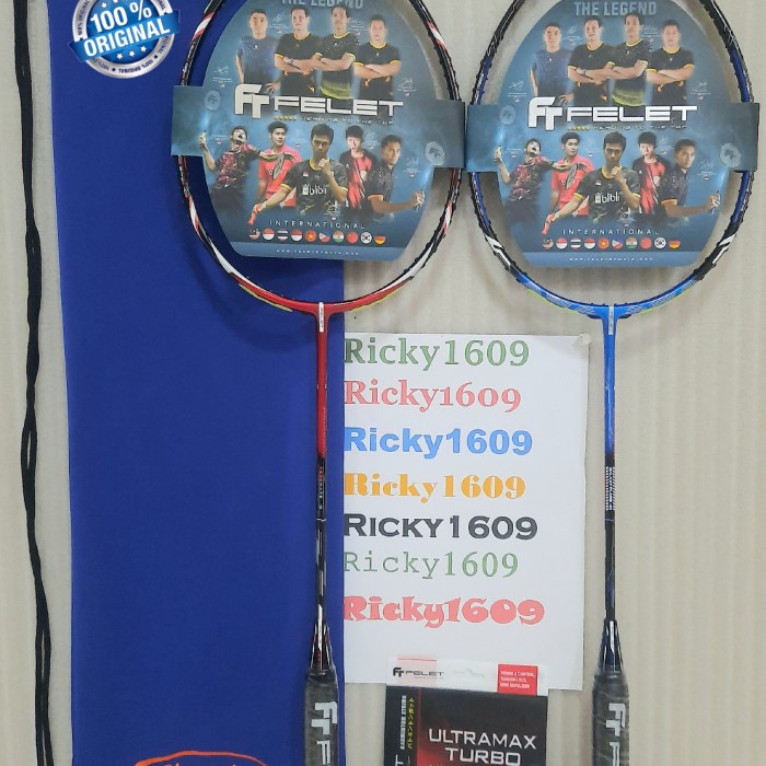 Jual Raket Raket Badminton Felet Aeromars-10 / Felet Galaxy Flare-10 ...