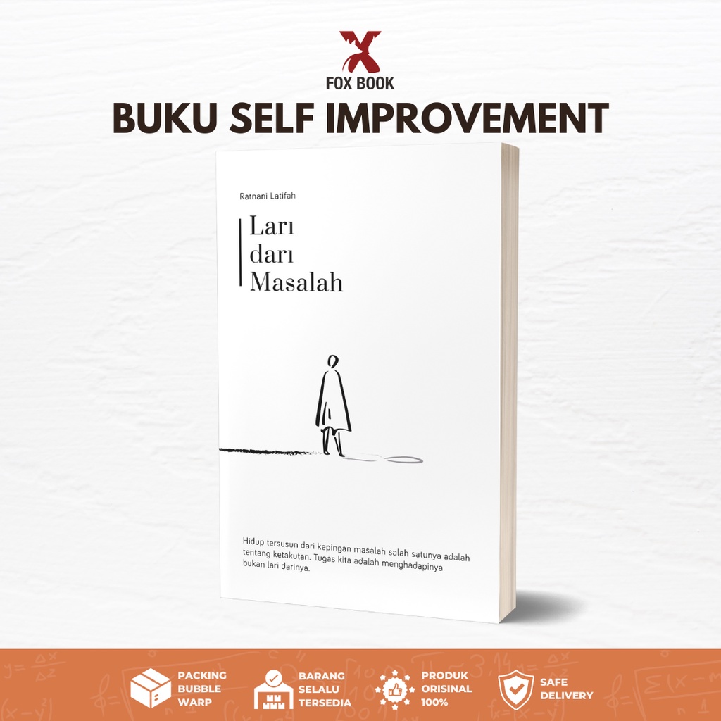 Jual Buku Self Improvement Pengembangan Diri - Lari dari Masalah | Shopee Indonesia