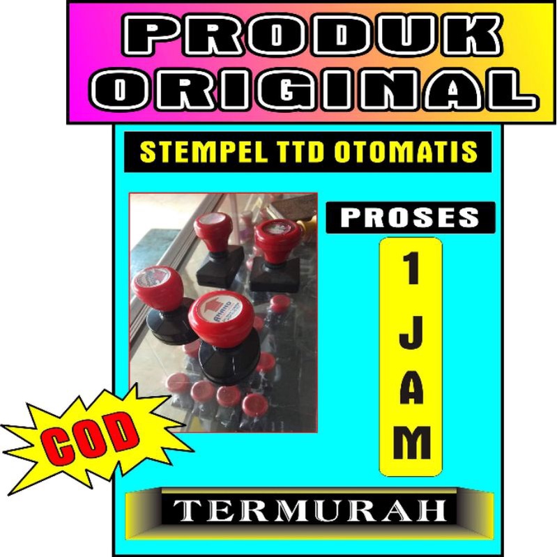 Jual stempel TTD tanda tangan otomatis kwalitas premium | Shopee Indonesia