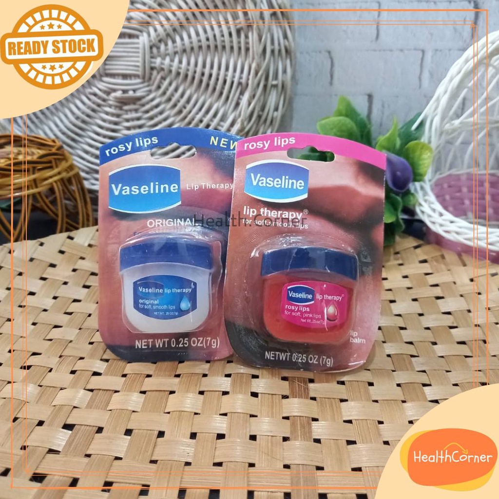 Jual Vaseline Mini Lip Therapies 7gr - Rosy Lips Balm Petroleum Jelly Therapy | Shopee Indonesia