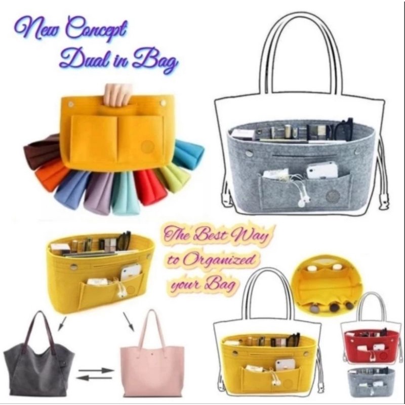 Jual New Concept Dual in Bag / Multifunction Bag / Daleman Tas Wanita ...