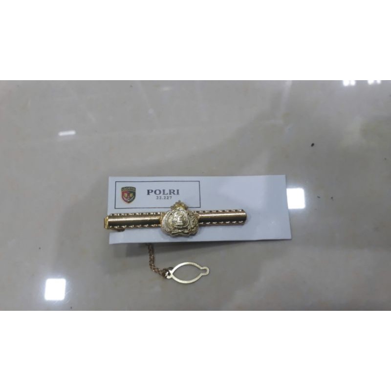 Jual Pin dasi Polri / Penjepit dasi Polri / Jepit dasi logo Polri ...