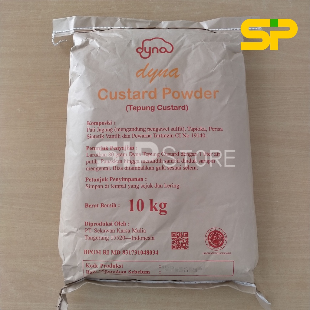 Jual DYNA Custard Powder Bubuk Custard 10kg / Custard Powder Tepung ...