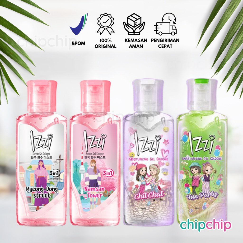 Jual Chipchip IZZI Korean Gel Cologne - Moisturizing Gel Cologne 100ml - Myeongdong Street ...