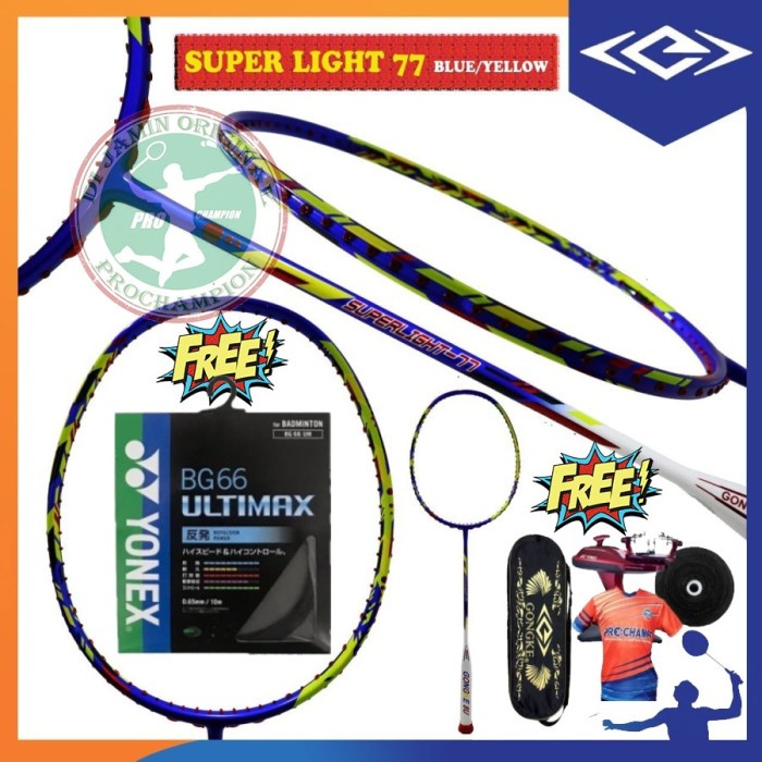 Jual Raket Gongke Superlight / Super Light Raket Gongke Raket Badminton ...