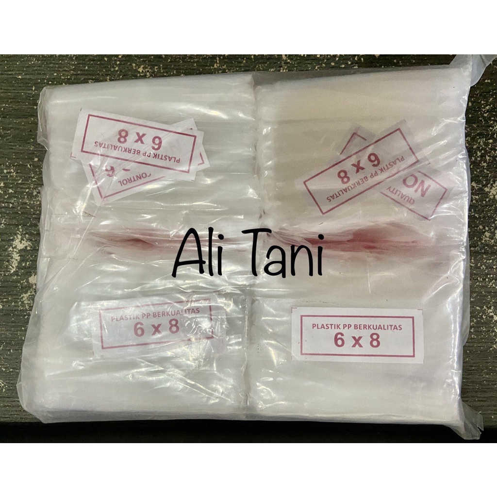 Jual Plastik Bening untuk Semaian Tanaman isi 4 bks x 250 gr (Total ...