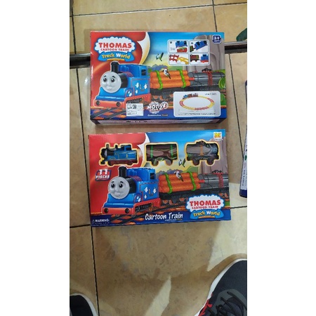 Jual mainan kereta thomastrackworld cartoon train | Shopee Indonesia