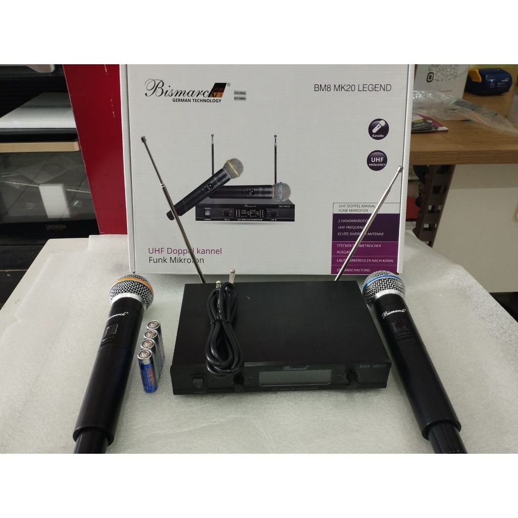 Jual BISMARCK MIC WIRELESS BM-8 MK20 WIRELESS MIC BM8 MK20 | Shopee ...