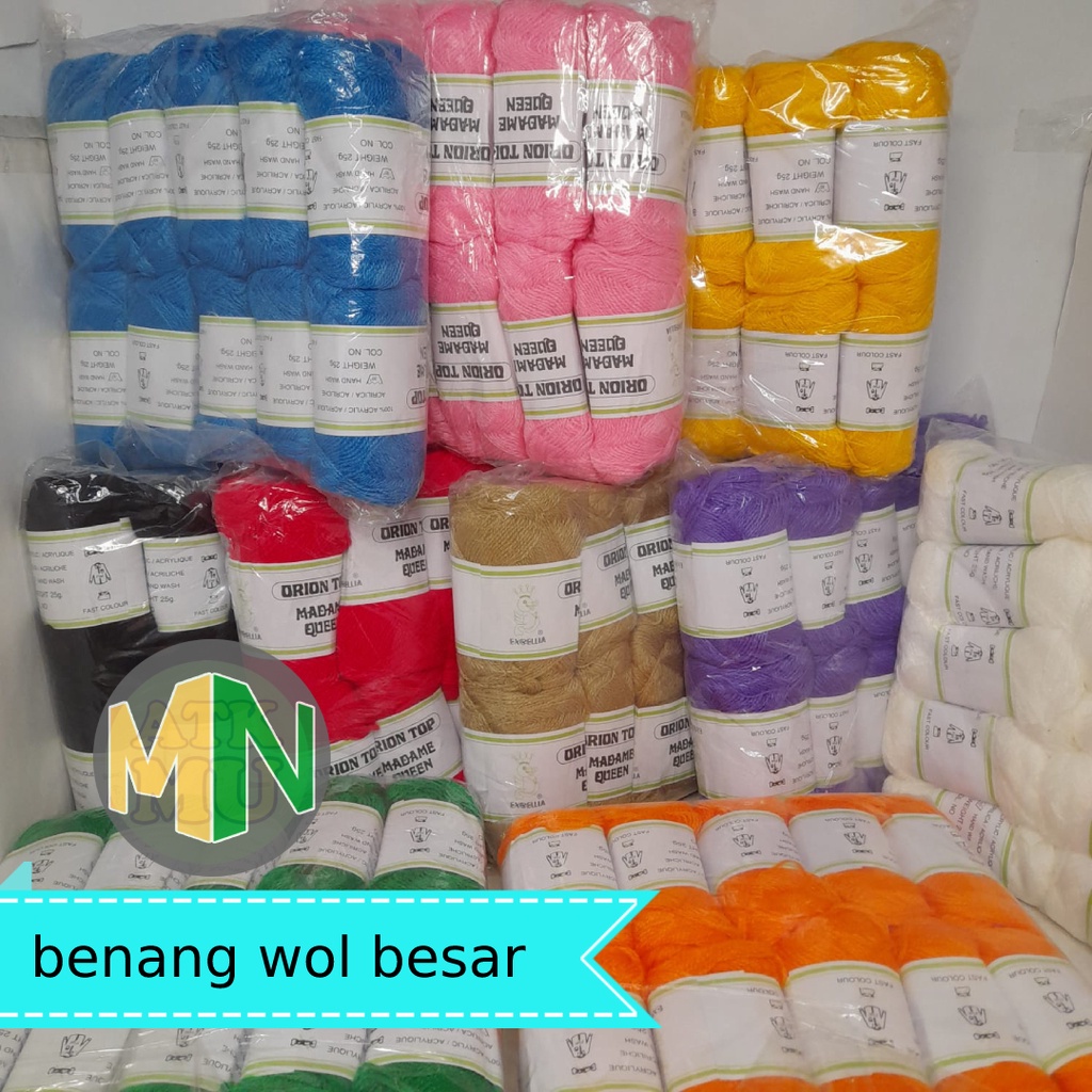 Jual benang wol besar/benang rajut jumbo | Shopee Indonesia