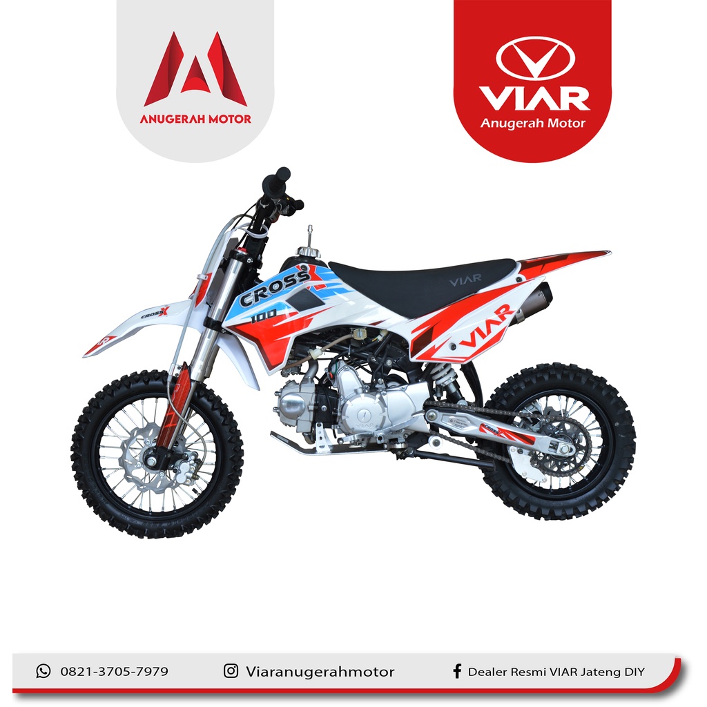 Jual Viar Cross 100cc / Motor Trail / Motor cross / motor | Shopee ...