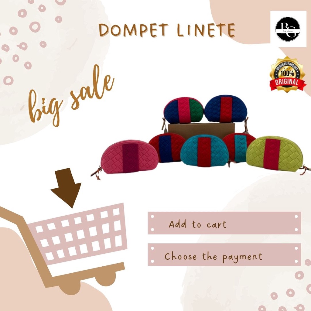 Jual Dompet coin linette branded semarang dompet uang dompet makeup ...