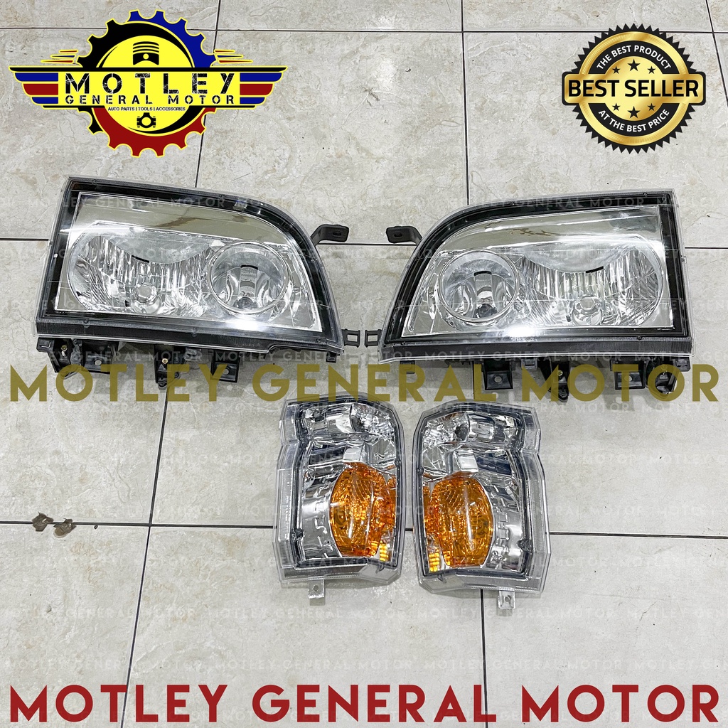 Jual HEAD LAMP HEADLAMP LAMPU DEPAN UTAMA + LAMPU SEN SEIN RIFTING RETING ISUZU ELF NEW NHR NKR ...