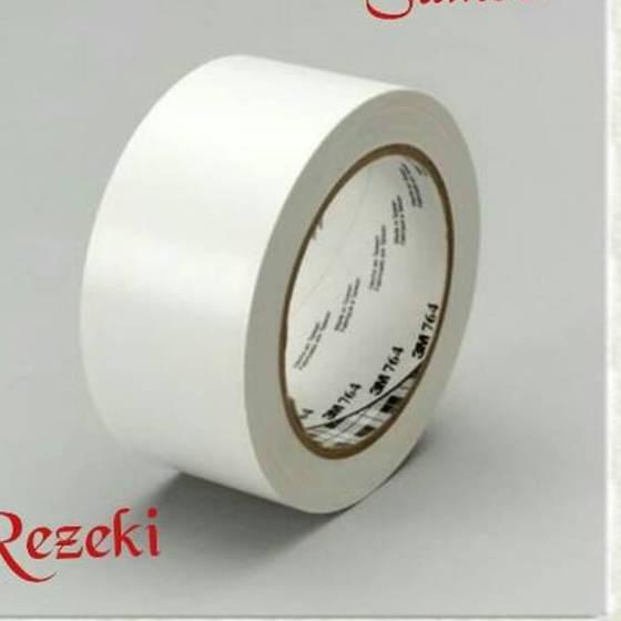 Jual Depan1 3M 764 Marking Tape 3M Ukuran 48mm x 33.M Lakban Lantai Isolasi Lantai Putih floor ...