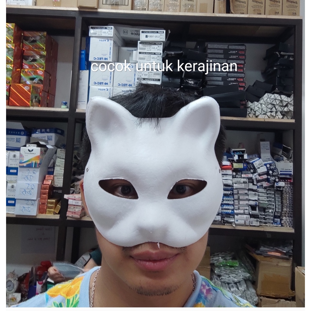 Jual Topeng cleopatra / zorro / kucing ninja/ jambul api satuan polos ...