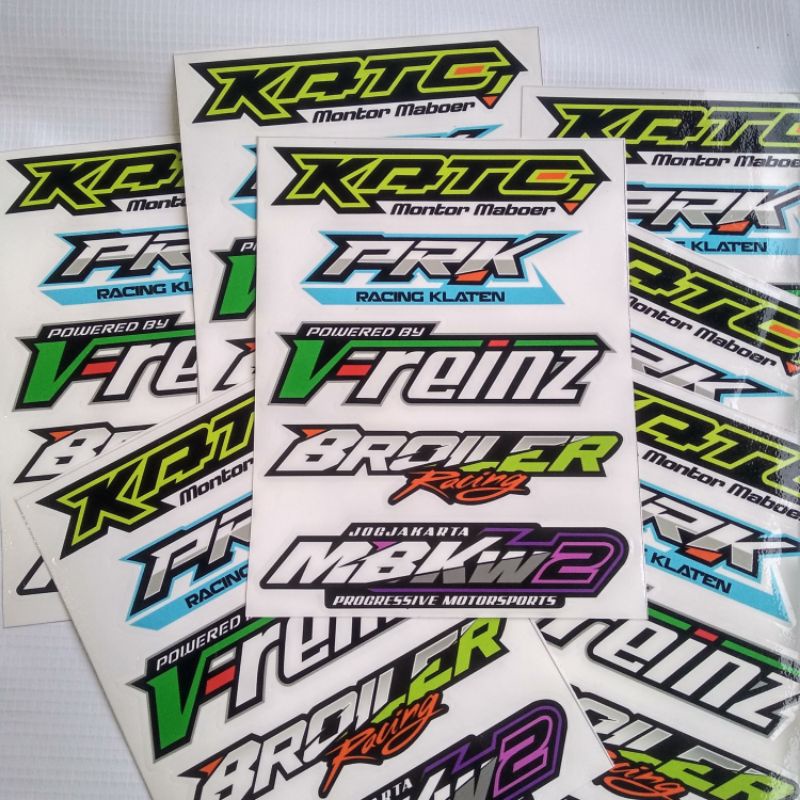 Jual stiker pack Bengkel Racing Team #1 | Shopee Indonesia