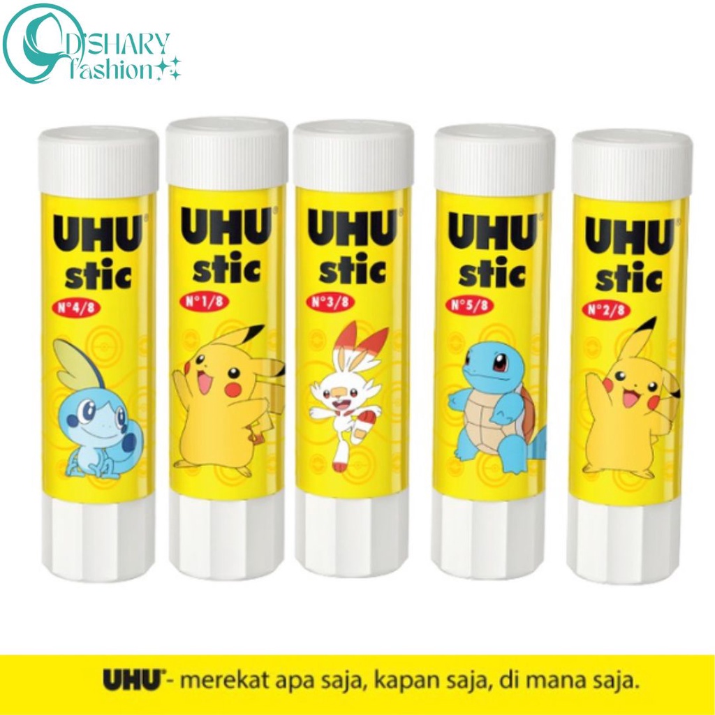 Jual Lem Kertas UHU Stic Pokemon | Shopee Indonesia