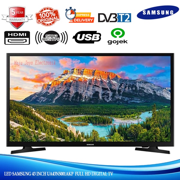 Jual LED TV SAMSUNG 43 Inch UA43N5003AKP DVB2 Digital FULL HD | Shopee Indonesia