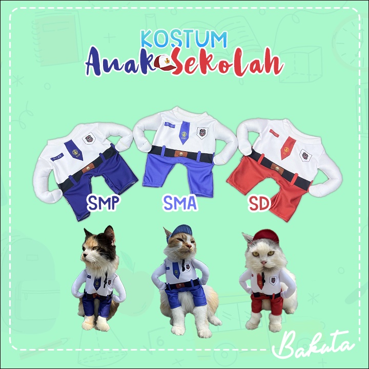 Jual Kostum Model berdiri untuk kucing dan anjing 𝗞𝗼𝘀𝘁𝘂𝗺 𝗔𝗻𝗮𝗸 𝗦𝗲𝗸𝗼𝗹𝗮𝗵 ...