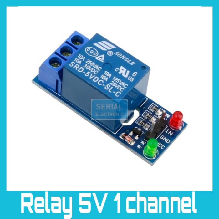 Jual 5V RELAY 1 CHANNEL MODULE FOR ARDUINO STM32 RASPY LOW LEVEL TRIGGER | Shopee Indonesia
