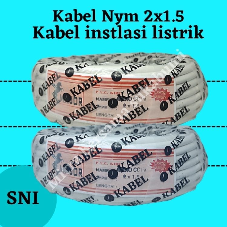 Jual kabel nym 2x1'5 25 YARD kabel listrik kabel instalasi listrik pln ...