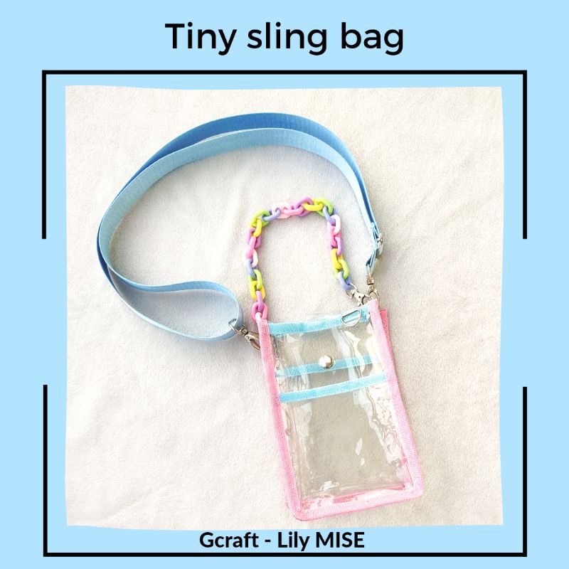 Jual tiny clear bag - tas hp - tas hape - tas selempang mini - phone ...