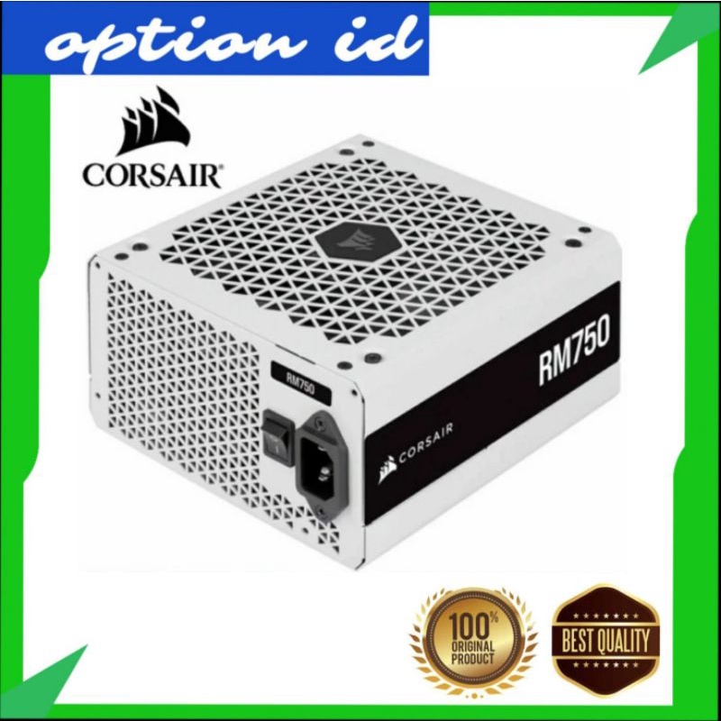 Jual Power Supply CORSAIR RM750 | White PSU 750W 80+ Gold 750 Watt ...