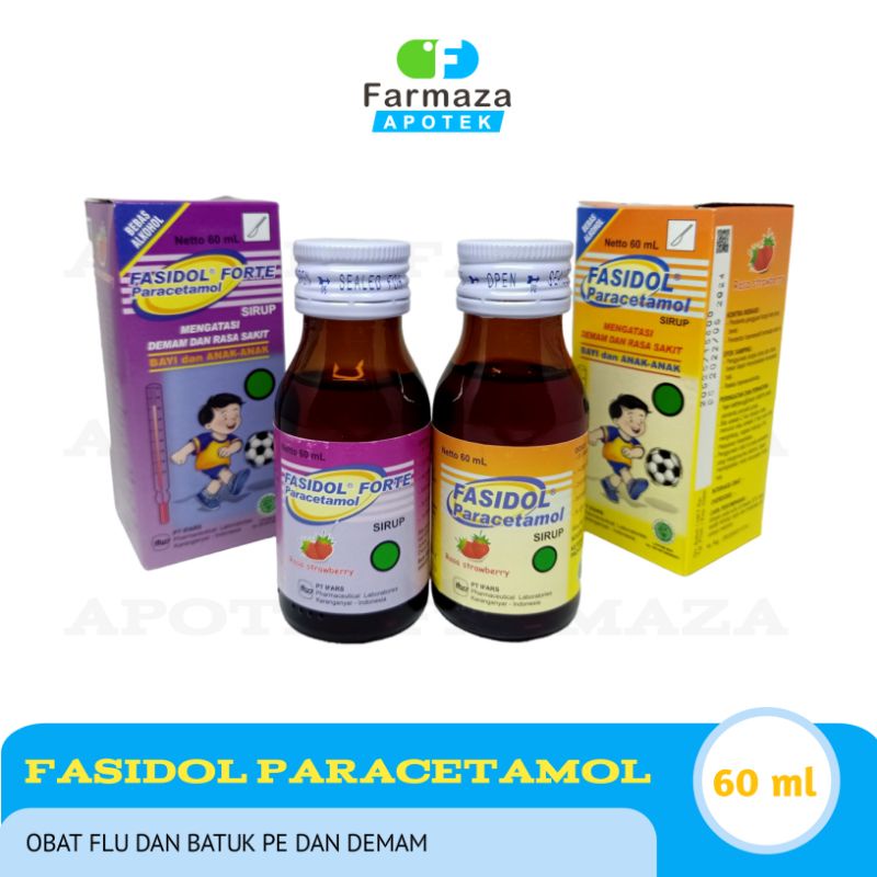 Jual FASIDOL PARACETAMOL || FASIDOL FORTE PARACETAMOL || FASIDOL ...