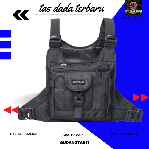 Jual Tas dada Rompi tactical Pria Terbaru Kekinian Chestbag Pria Viral ...