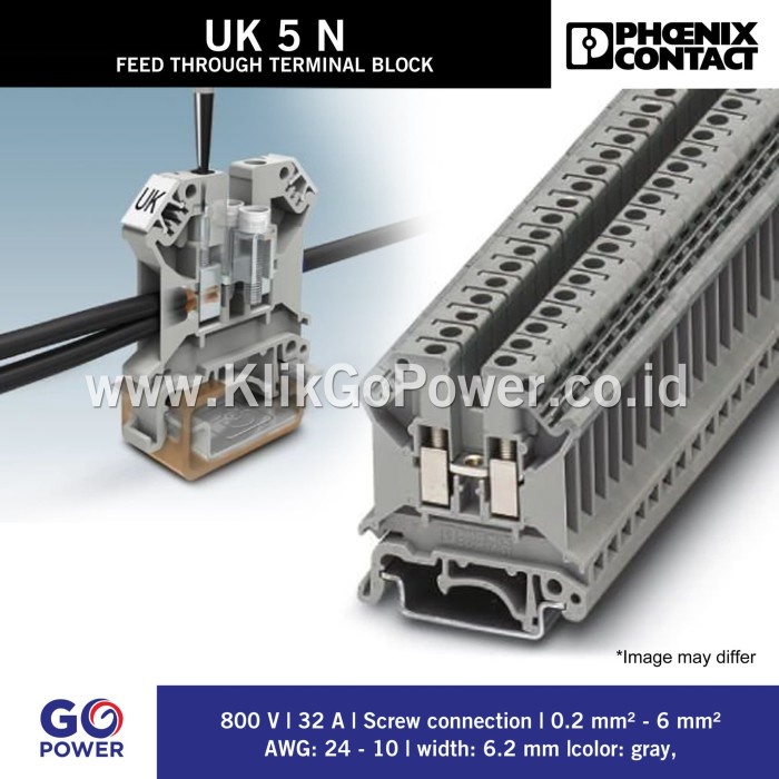 Jual Komponen Listrik Phoenix Contact - Feed-Through Terminal Block ...