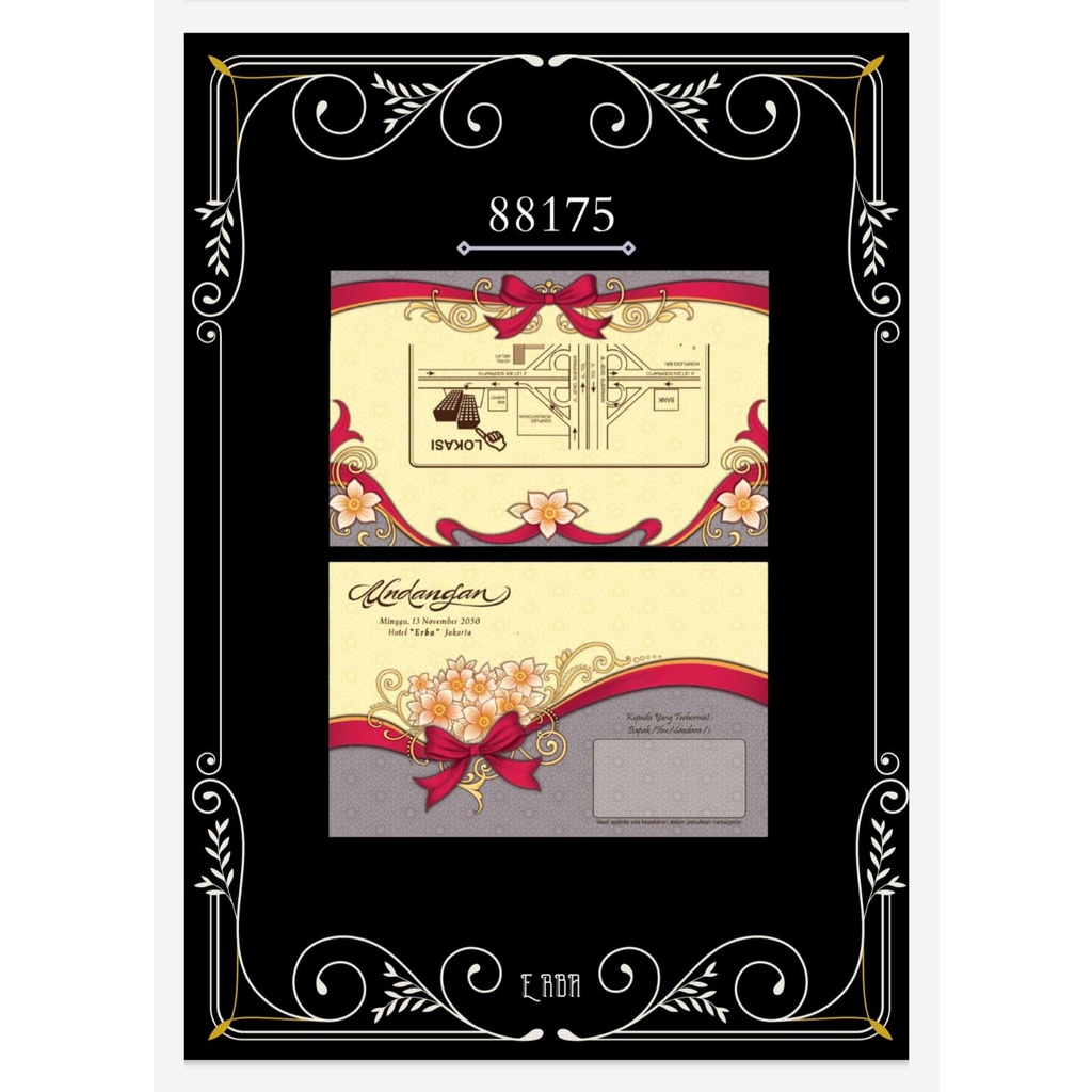 Jual UNDANGAN PERNIKAHAN Erba 88175 | Shopee Indonesia