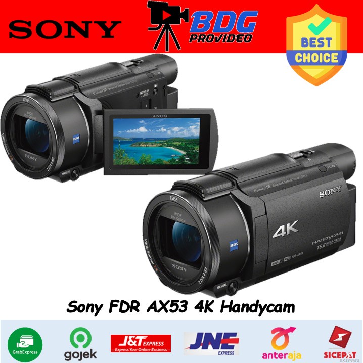 Jual Sony FDR-AX53 4K Ultra HD Handycam Camcorder | Shopee Indonesia