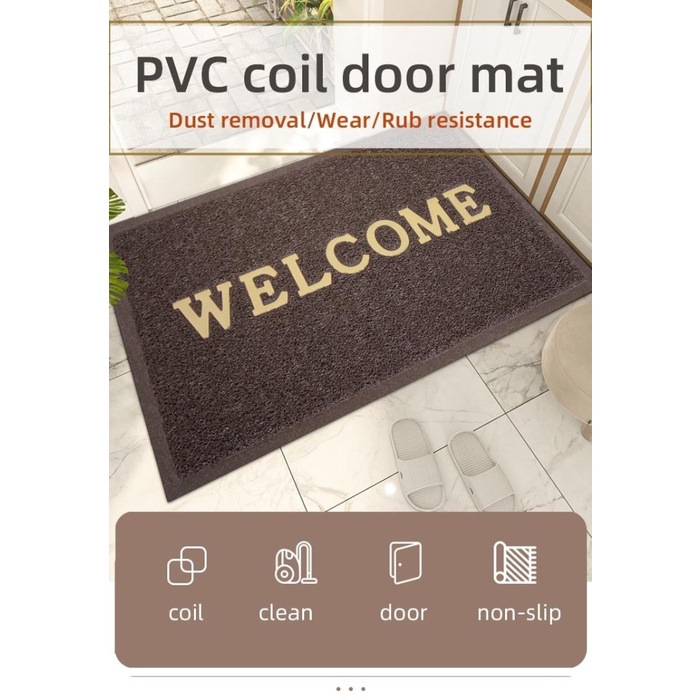 Jual Keset Welcome Alas Kaki Koil Keset Bihun Mie Anti Slip Licin ...