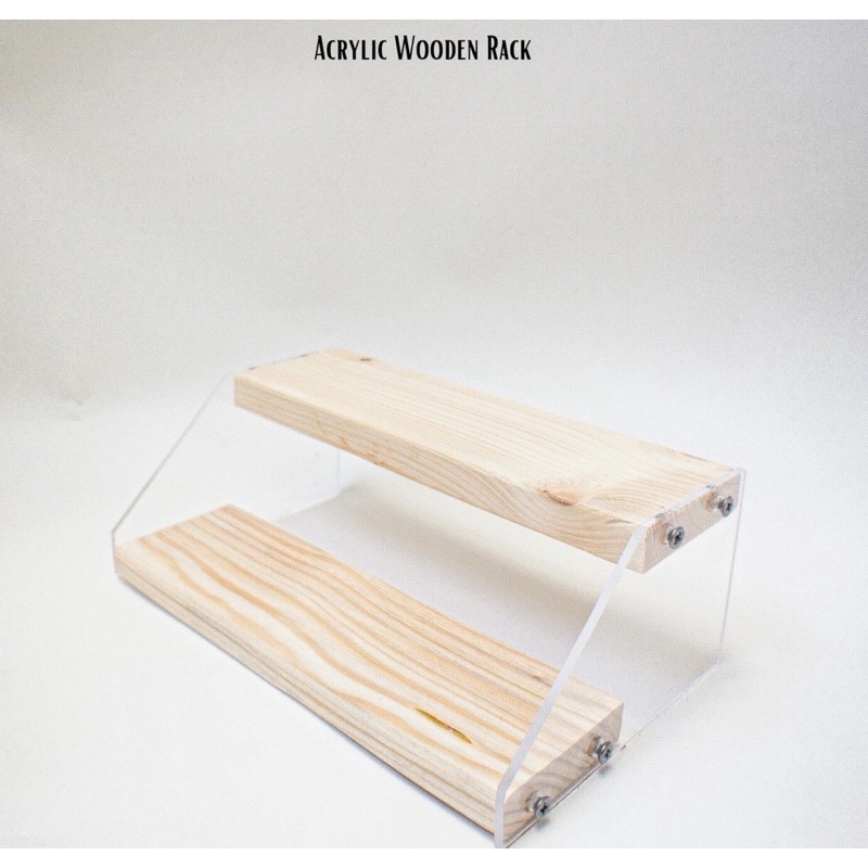 Jual RAK KAYU DISPLAY AESTHETIC RAK SKINCARE ESTETIK RAK BUMBU DAPUR ...