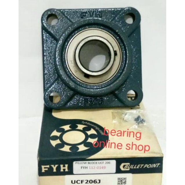 Jual PILLOW BLOCK BEARING UCF 206 AS 30MM FYH | Shopee Indonesia