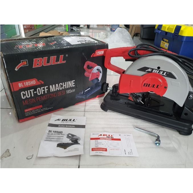Jual Mesin Potong Besi Aluminium Logam Baja Ringan 1200 Watt 185mm 7 ...