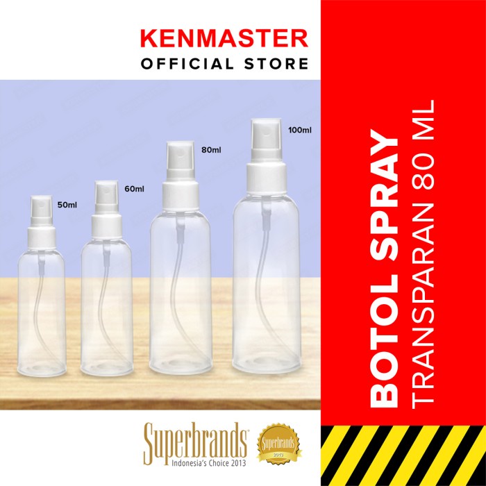 Jual [Ready] Botol Spray Refill Plastik - Botol Isi Ulang Parfum 50Ml ...