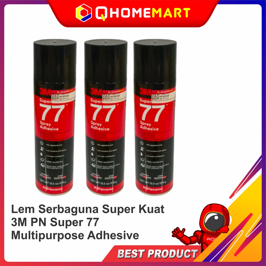 Jual Lem Serbaguna Super Kuat 3M PN Super 77 Multipurpose Adhesive | Shopee Indonesia