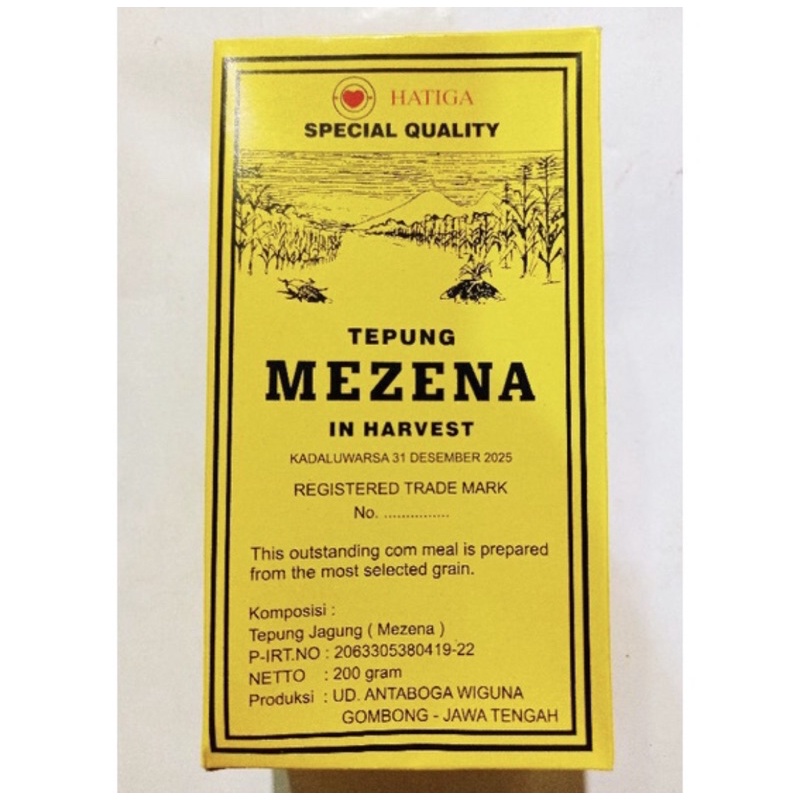 Jual Tepung Mezena In Harvest 200g / Maizena InHarvest 200gr | Shopee ...